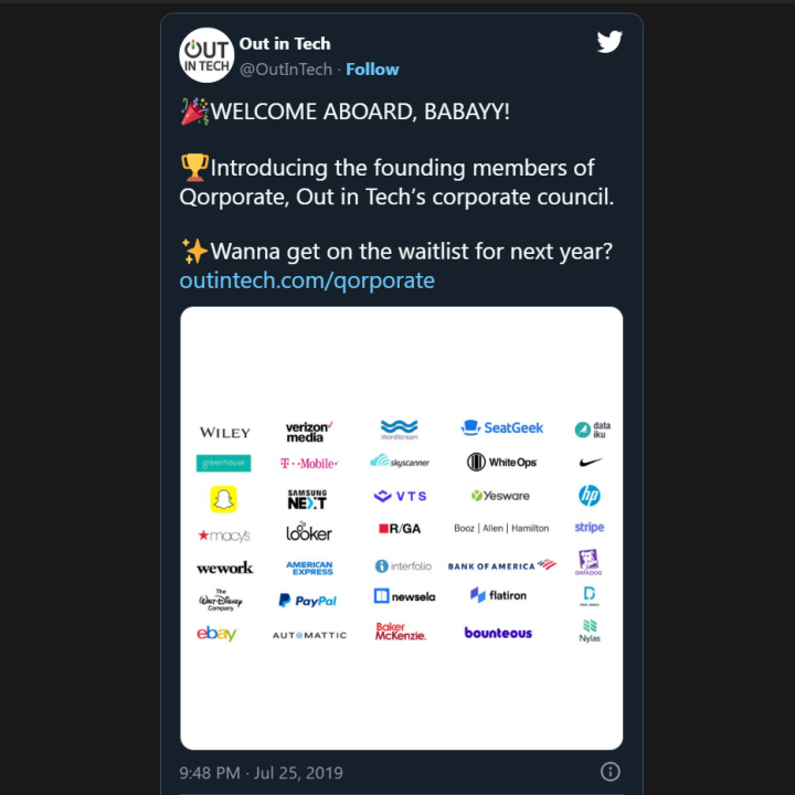 Qorporate® – Out In Tech